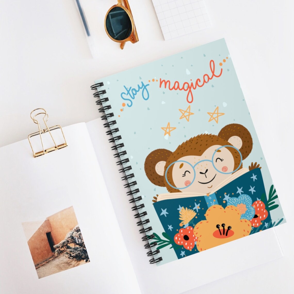 Magic Monkey #1 – Notebook | Cute Monkey Design | Kids Notebook | HELLO ...