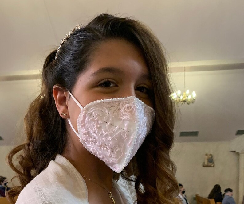 First Communion, Confirmation, Wedding Mask - Etsy