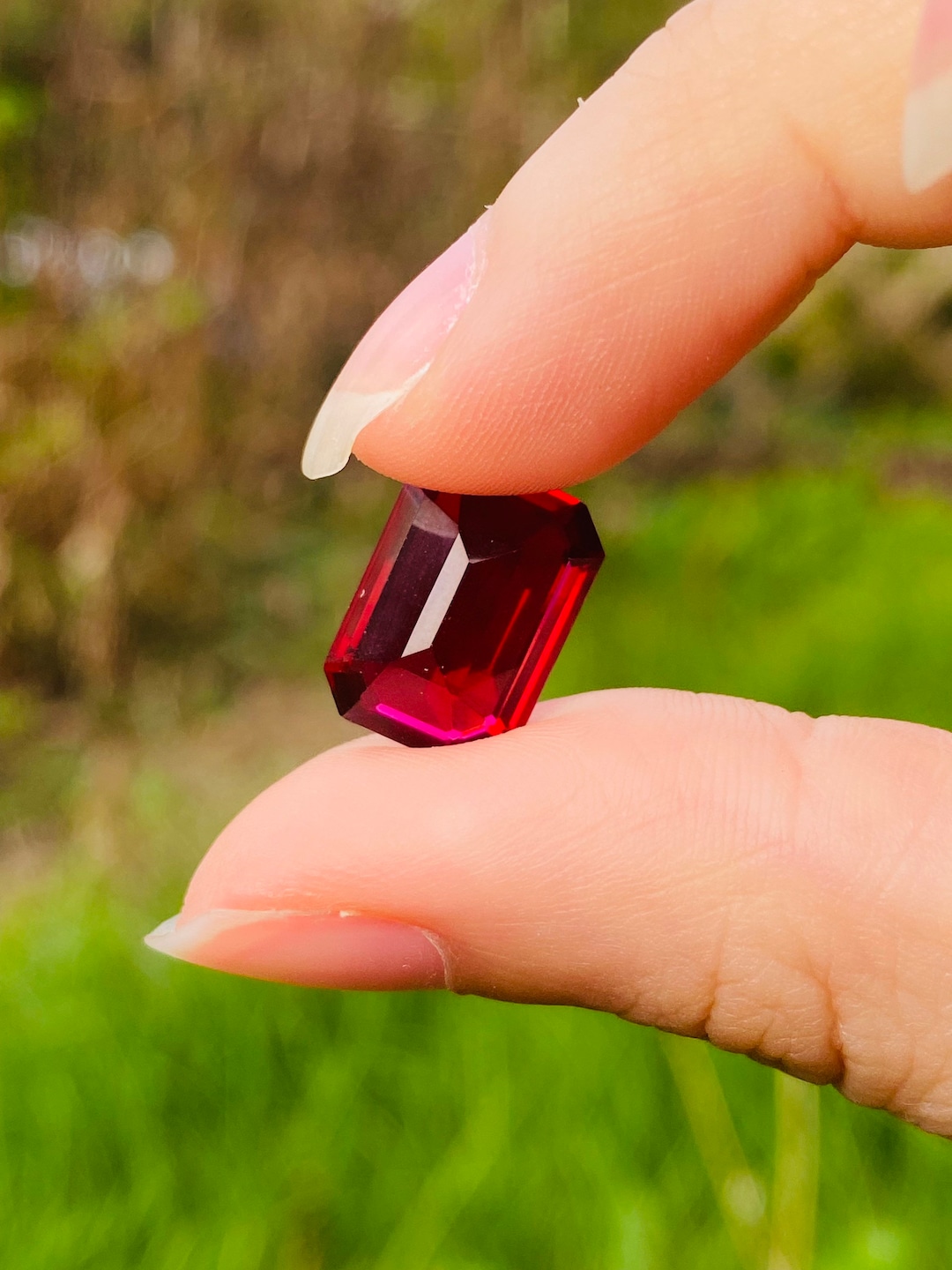 Hand Cut Verneuil Ruby - Etsy