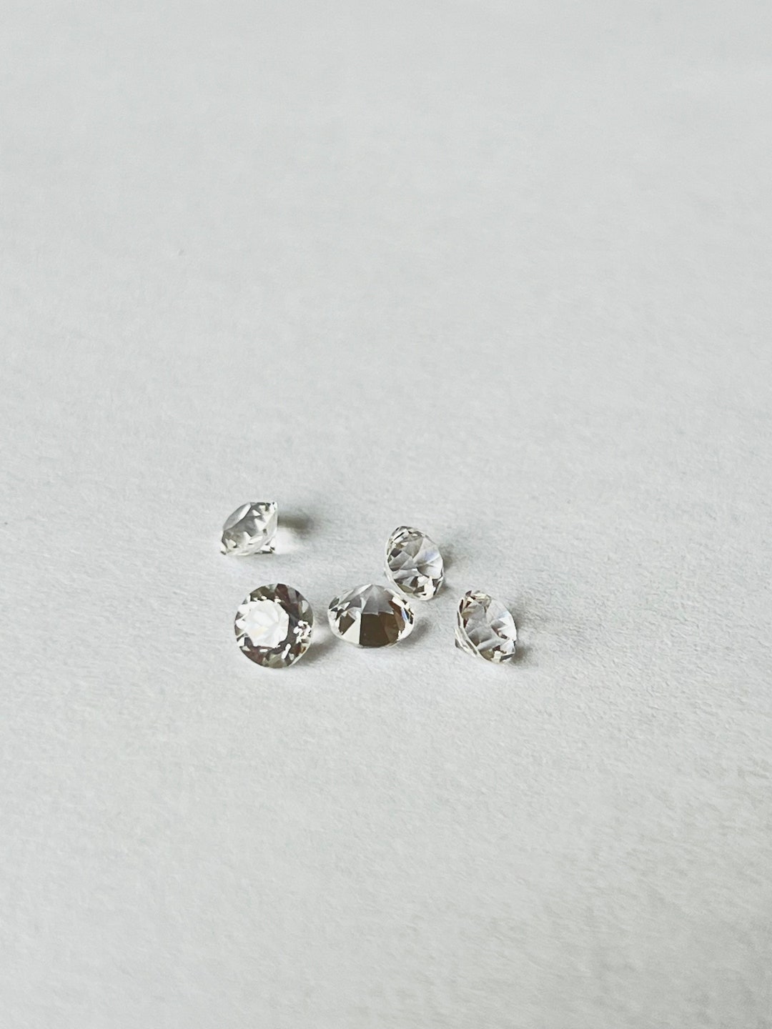 Lot of 5 Hand-cut Diamond-shaped White Spinels - Etsy