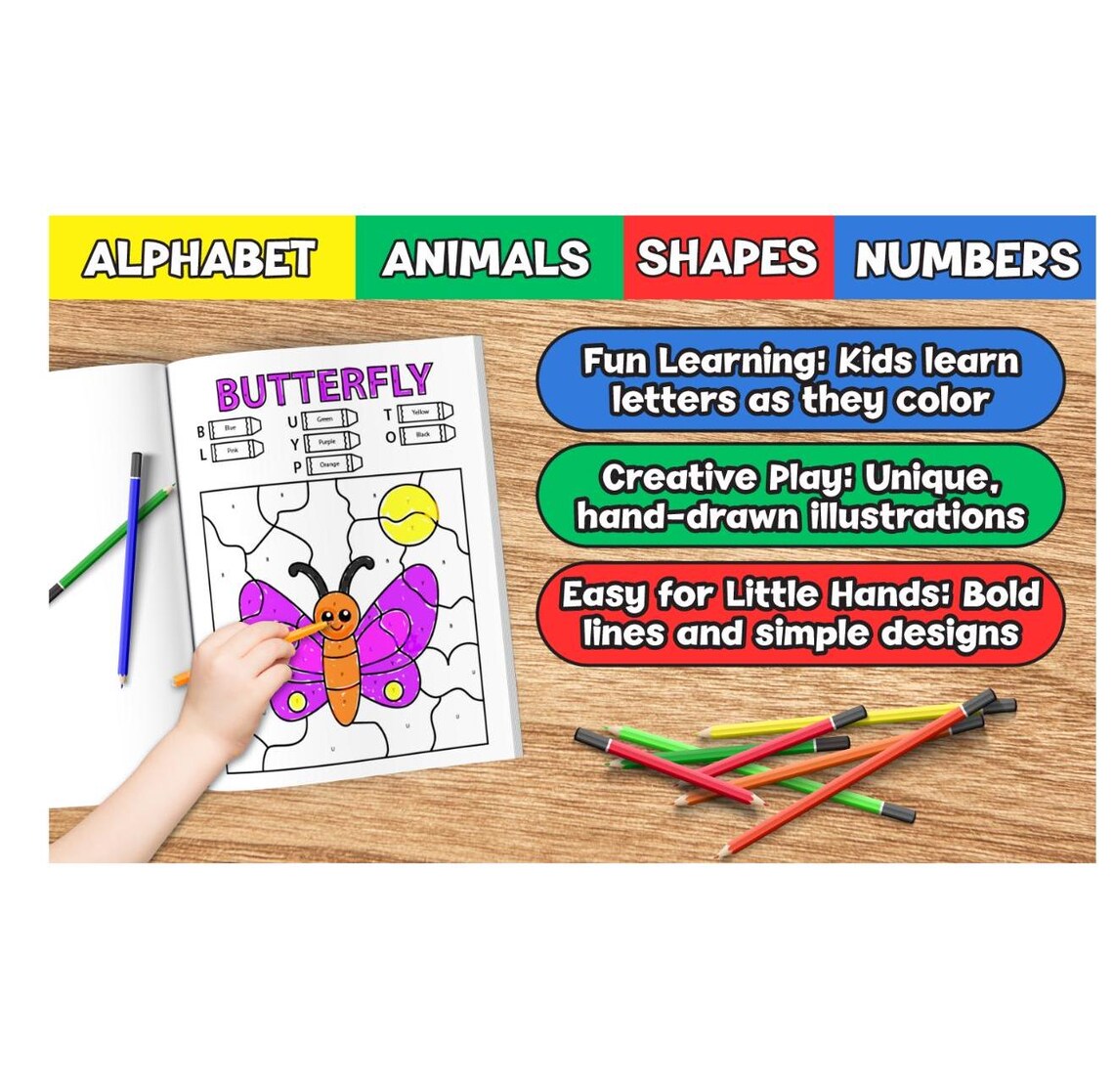 Razzle Books Color by Letter for Kids A Learning Letters Coloring Pages ...