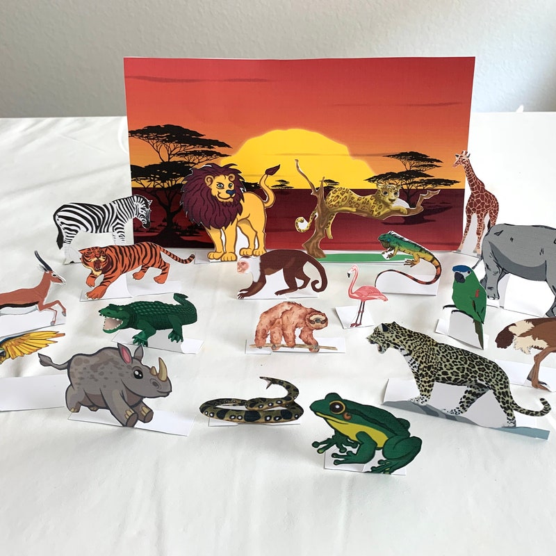 Jungle Animal - Etsy