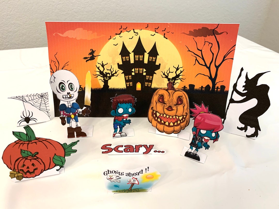 Halloween Paper Craft#5-instant DOWNLOAD-8 1/2 X 11-fun Craft for Kids ...