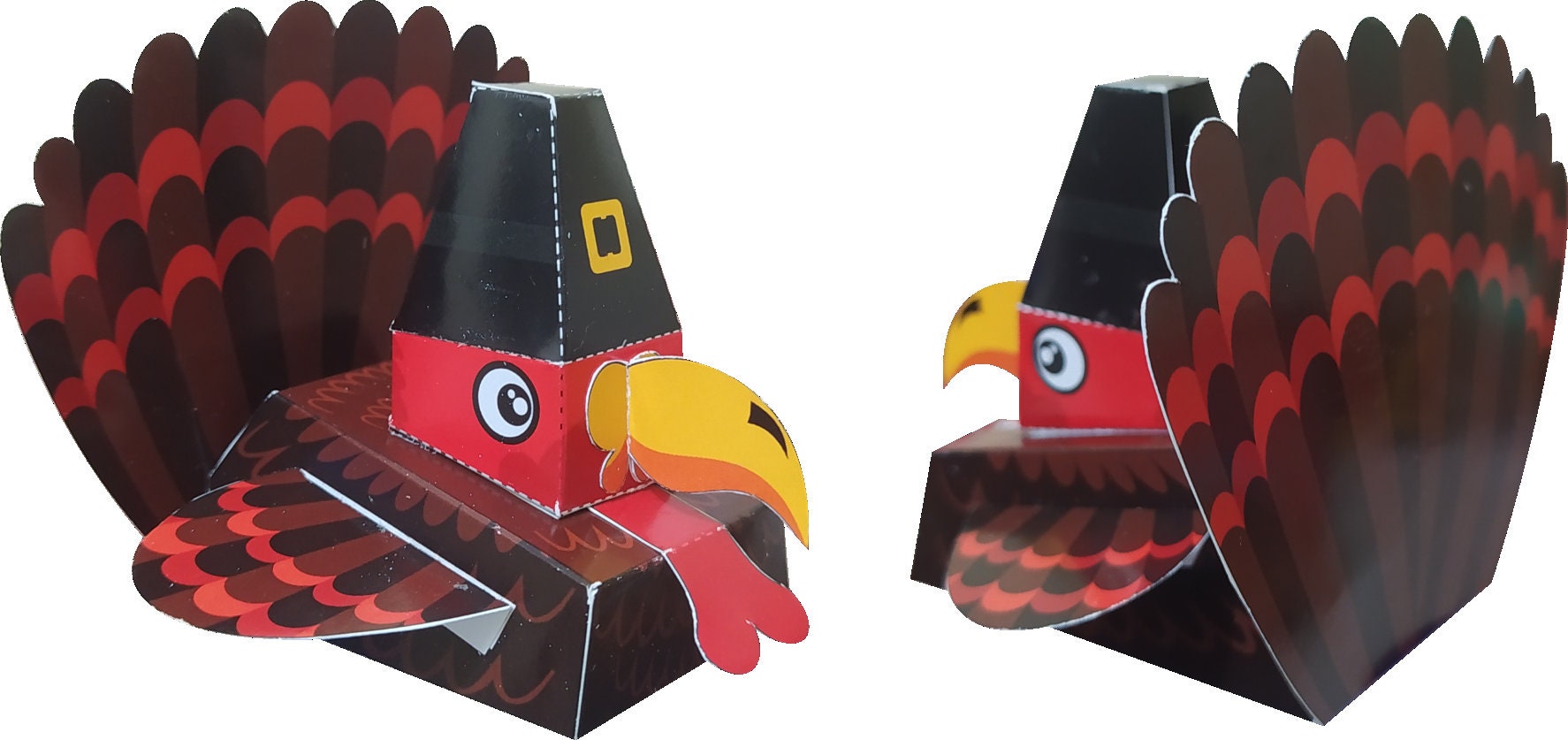 THANKSGIVING DECORATION Diy-3d-instant Download Paper Craft-prints on ...
