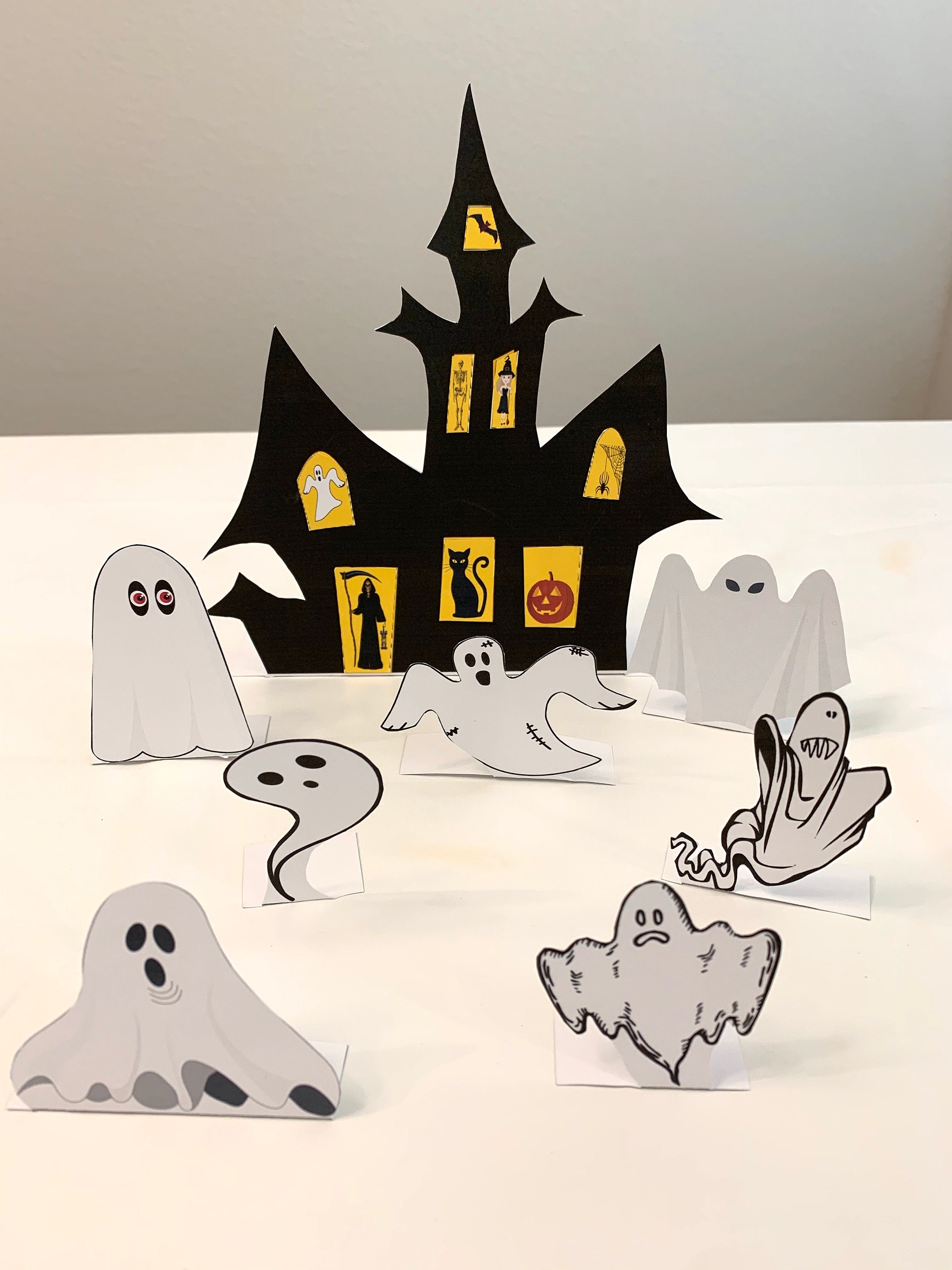 Halloween Paper Craft#7-instant DOWNLOAD-8 1/2 X 11-fun Craft for Kids ...