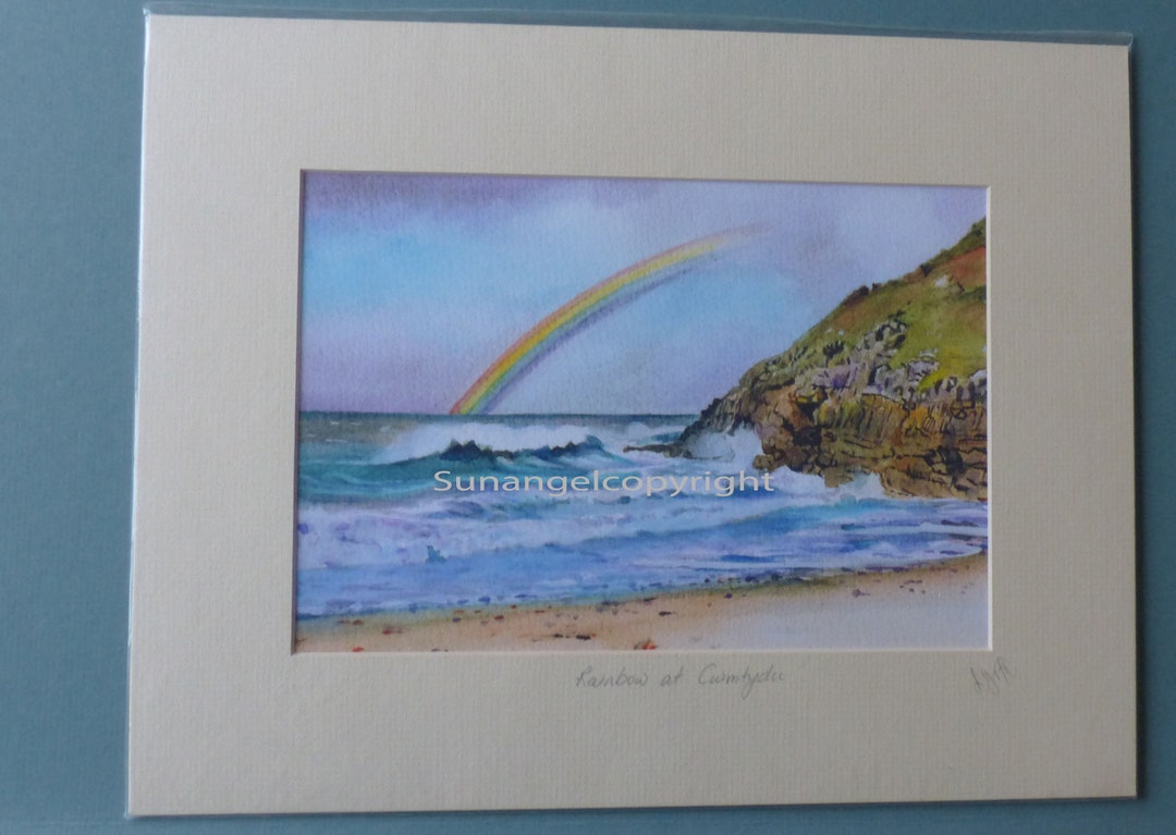 Welsh Art Print. High Quality Print of Cwmtydu Cove, Ceredigion - Etsy