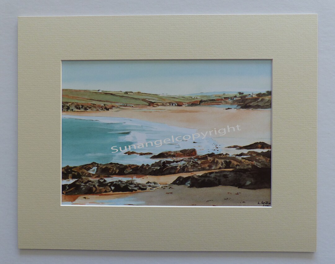Harlyn Bay, North Cornwall. Cornwall Art Print Taken From Original ...