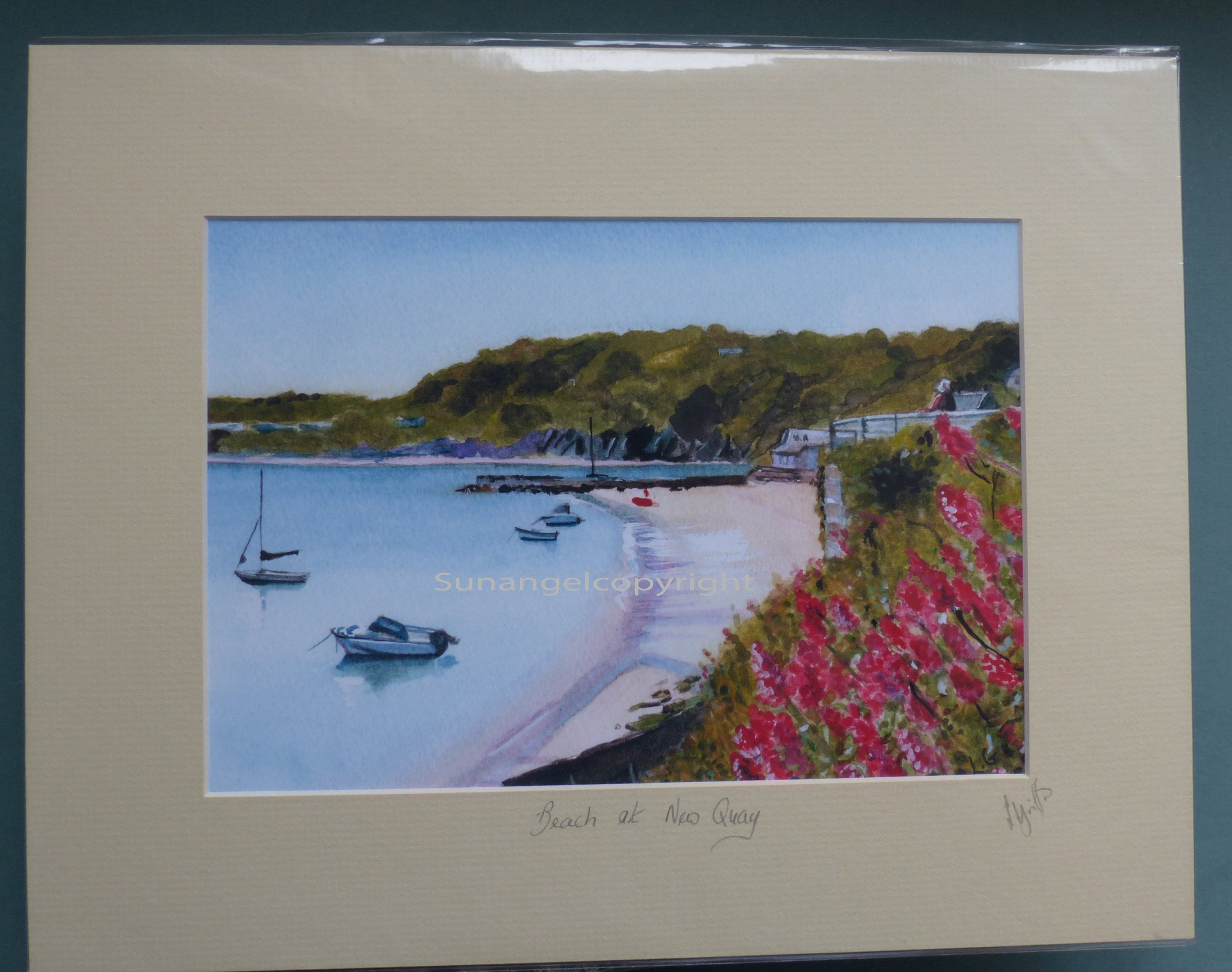 Welsh Art Print. New Quay High Quality Print. - Etsy