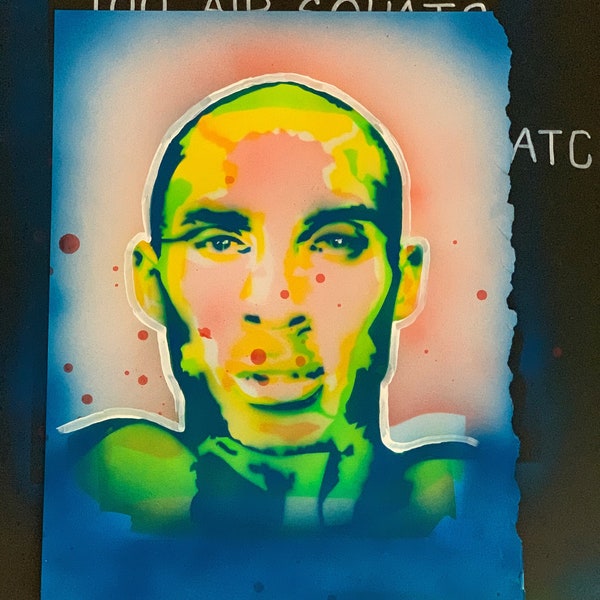 Kobe Bryant Stencil - Etsy