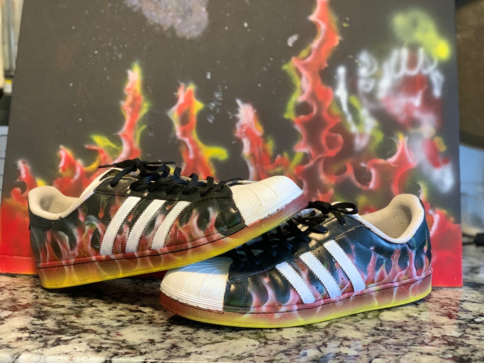 Custom Sneakers Flame Treatment - Etsy