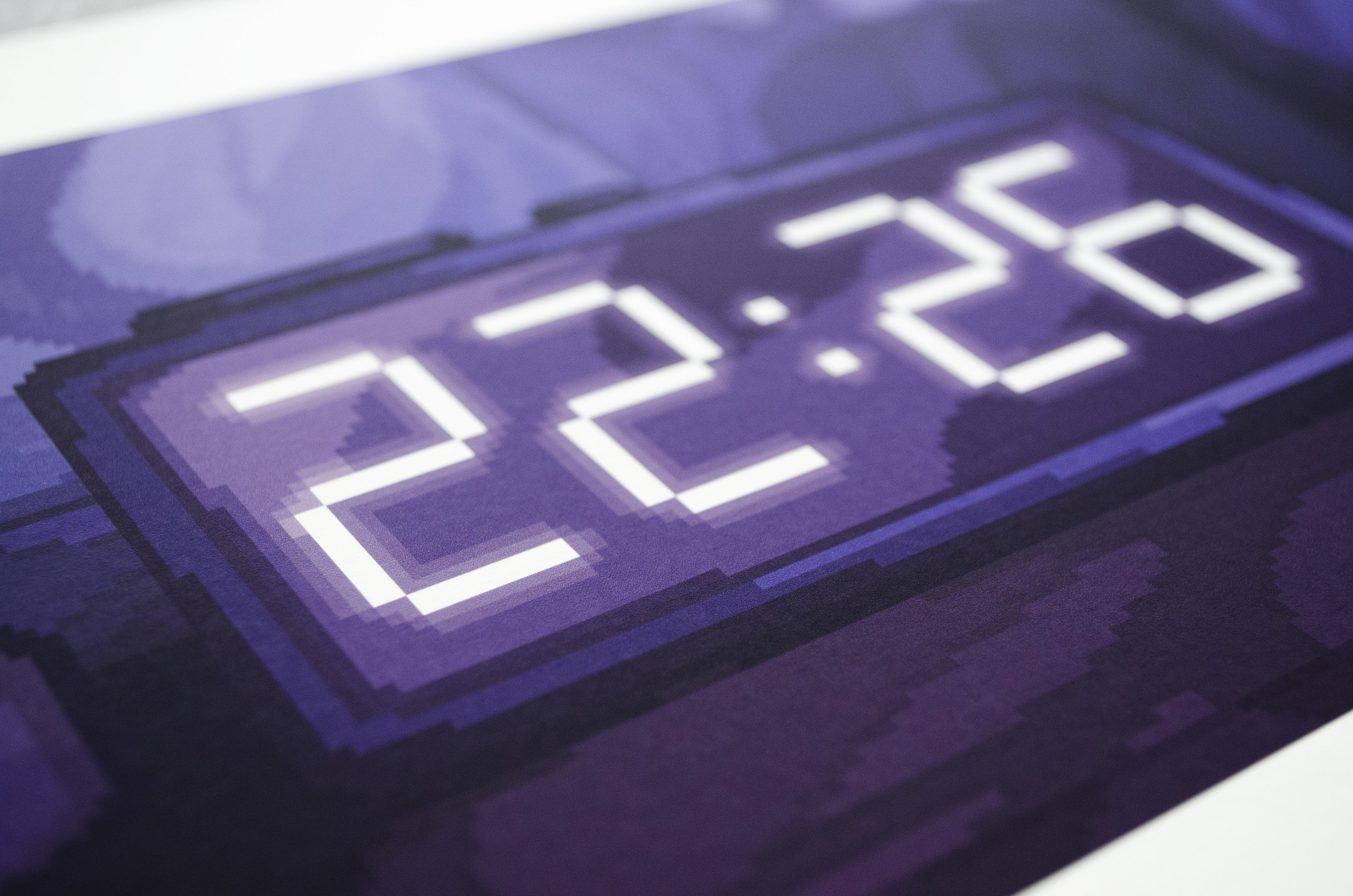 Time Pixel Art Din A4 Art Print - Etsy