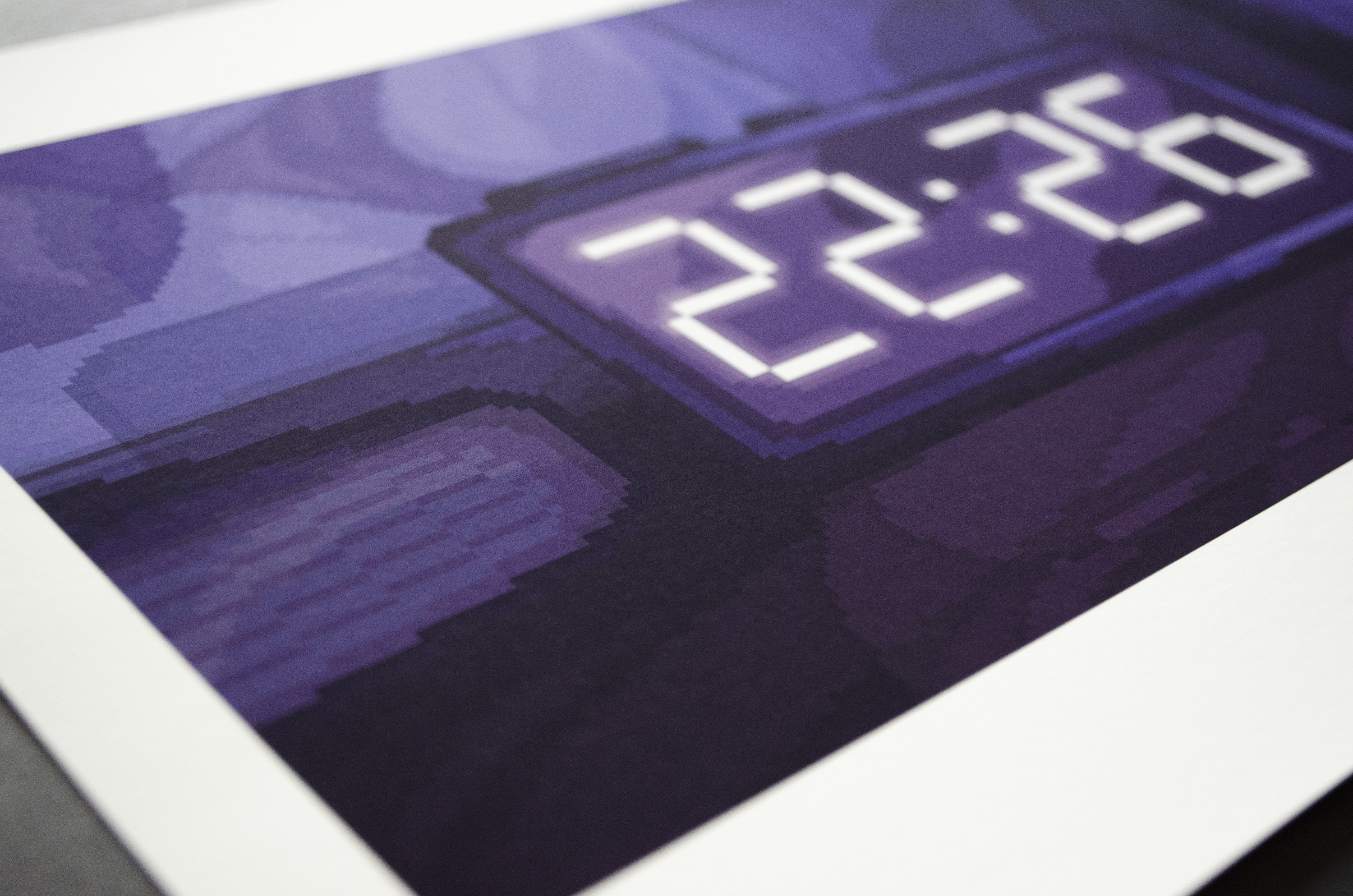 Time Pixel Art Din A4 Art Print - Etsy Australia