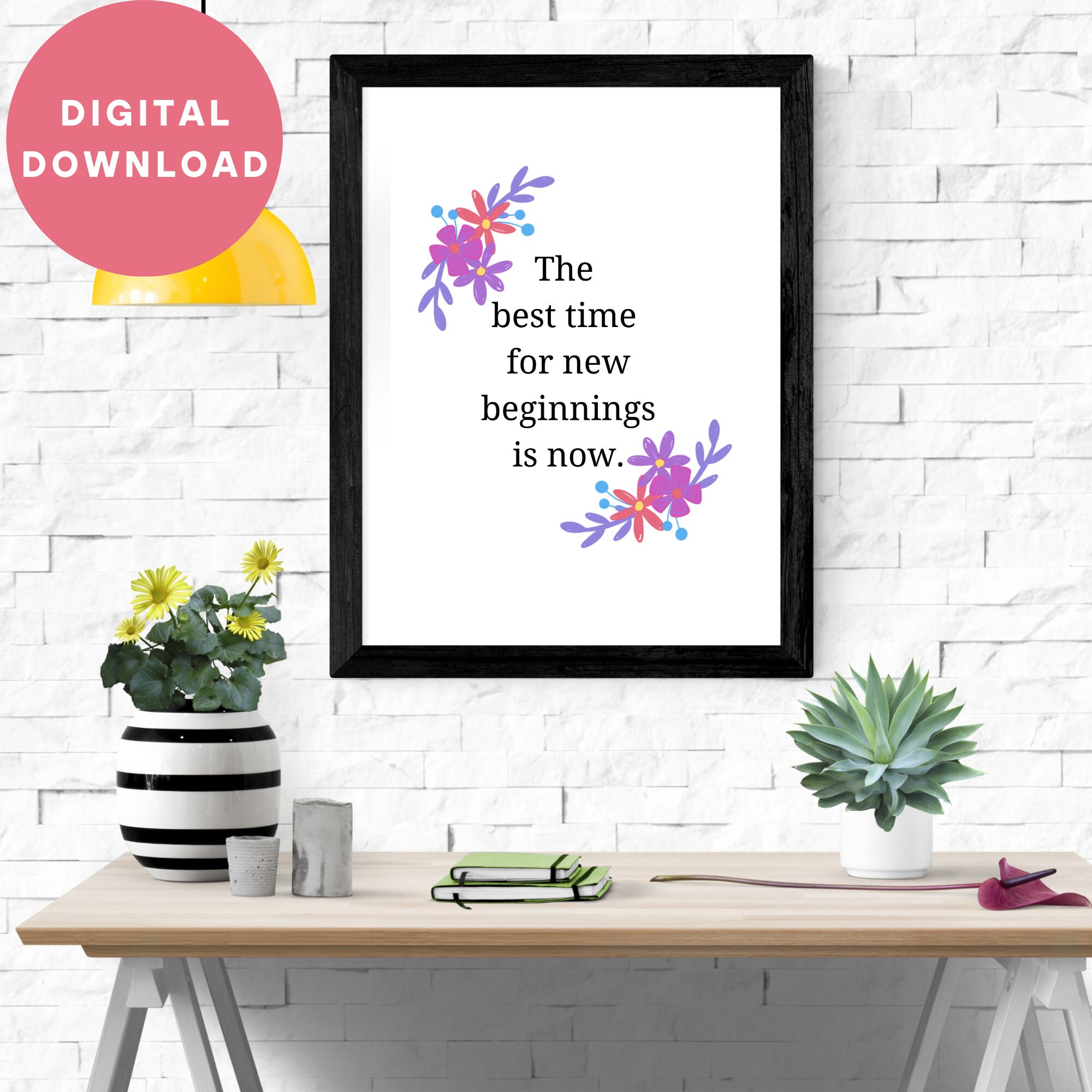 Motivational Phrase Digital Download Office Print Inspirational Quote ...