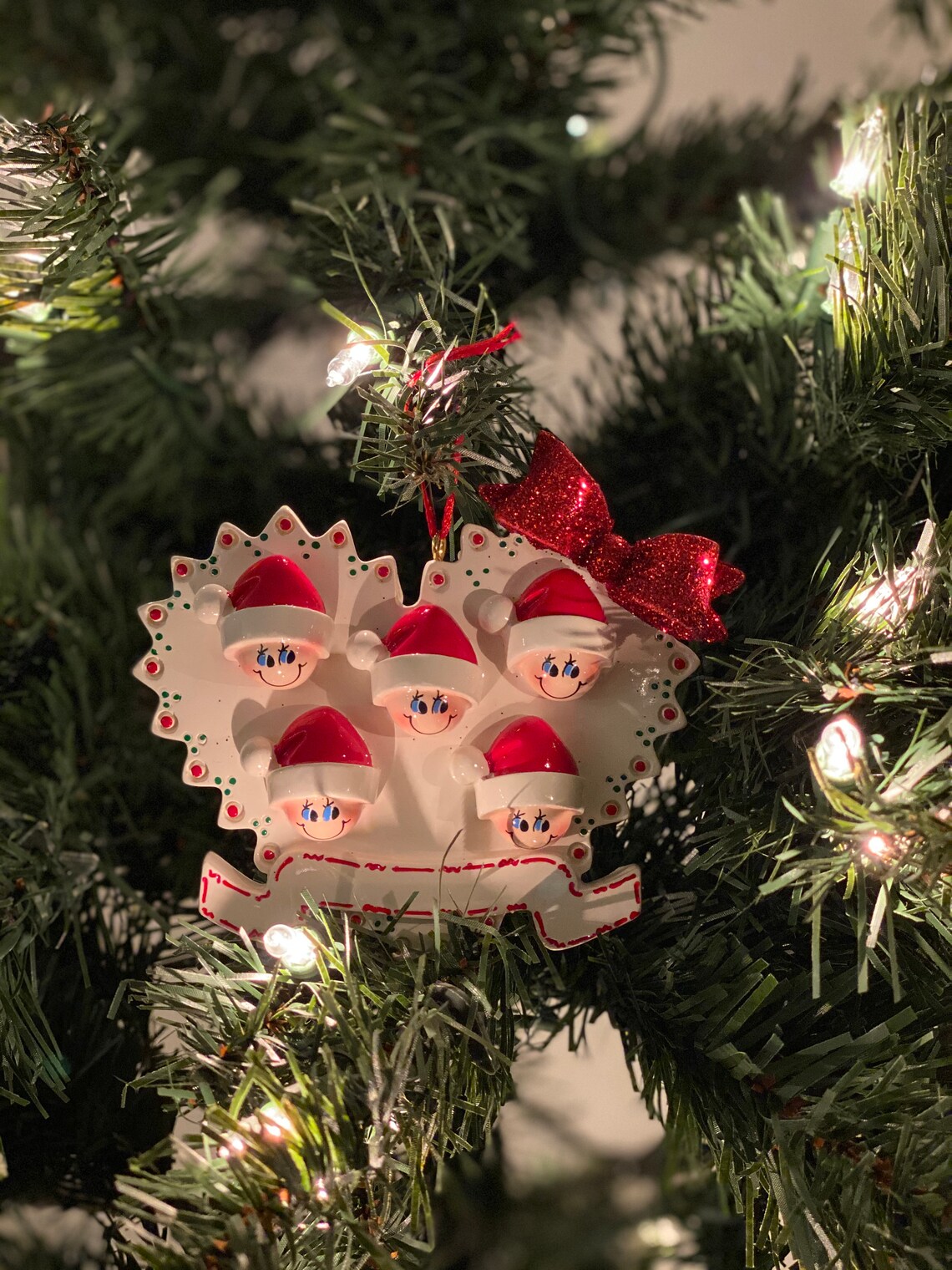 Personalized Ceramic Christmas Ornaments Family Decorations - Etsy