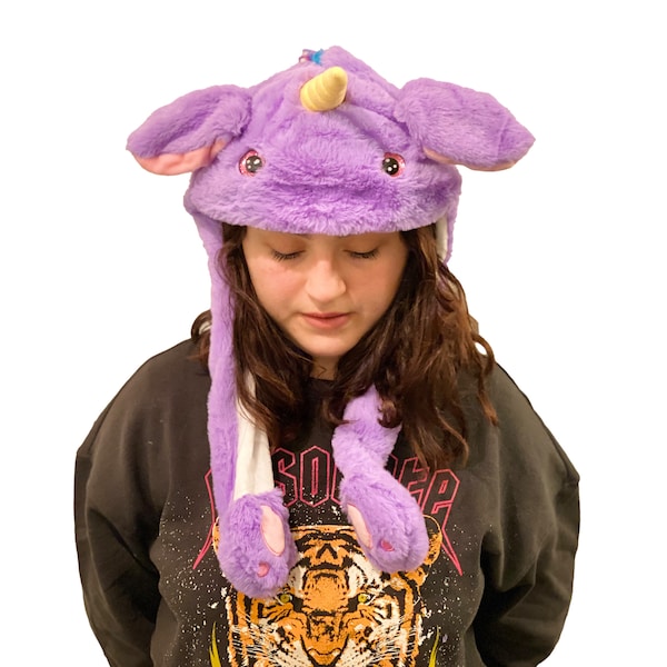 Unicorn Ear Moving Hat - Etsy