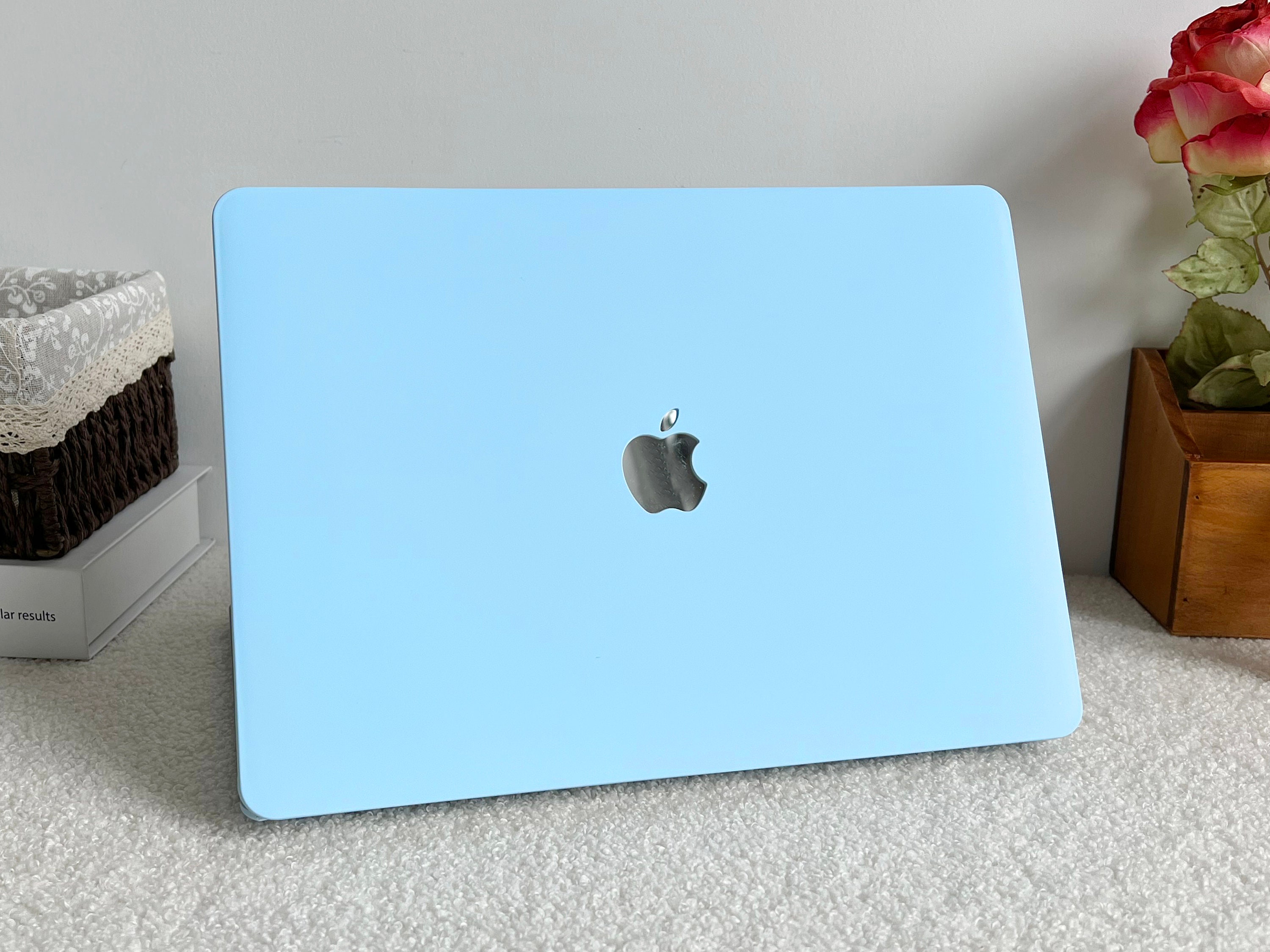 Blue Apple Laptop