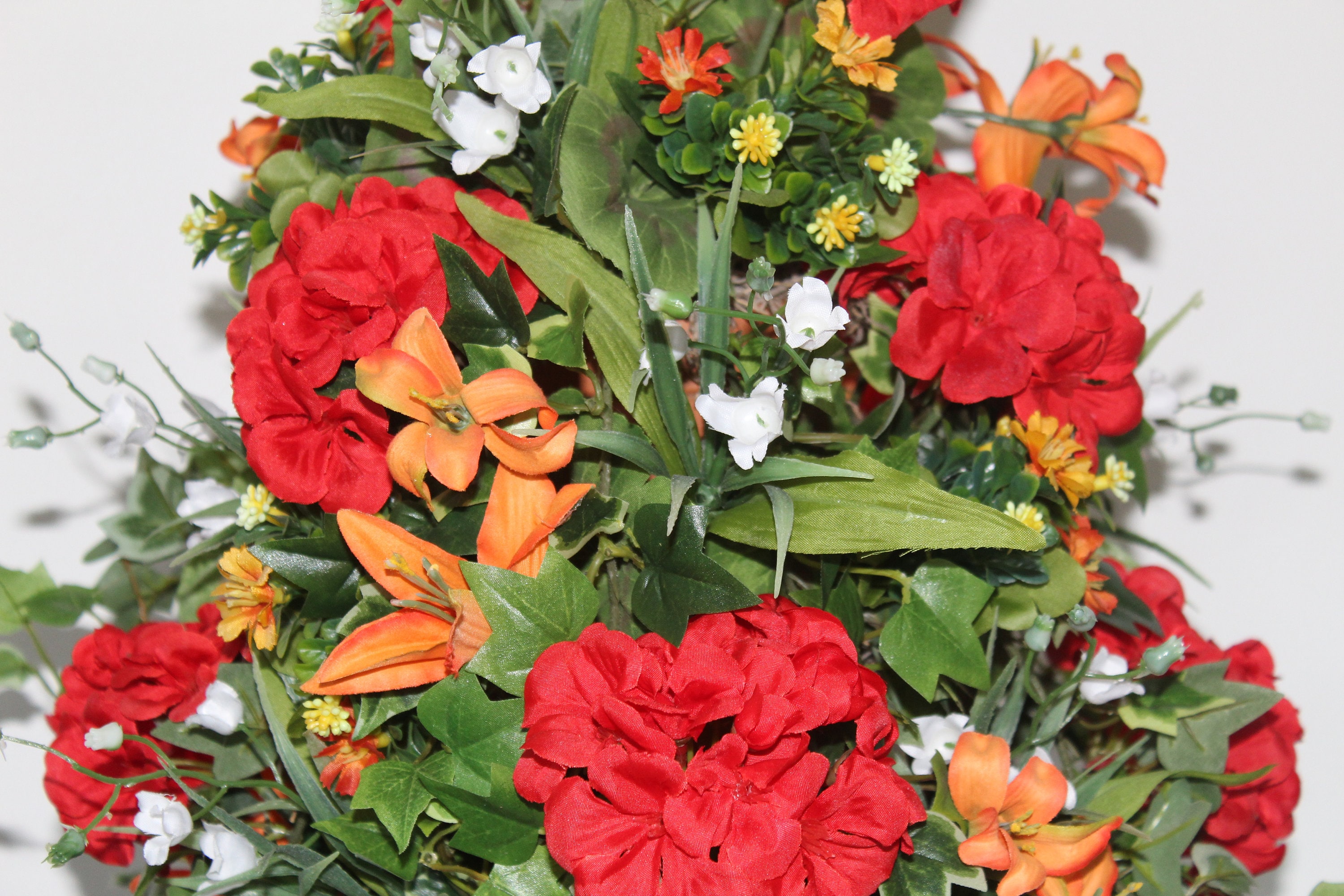 3 Clay Pot Geranium Centerpiece - Etsy