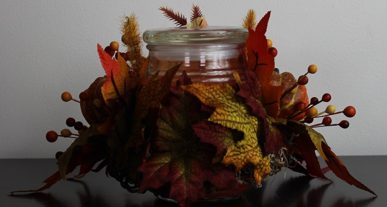 Pumpkin Spice Candle Fall Centerpiece - Etsy