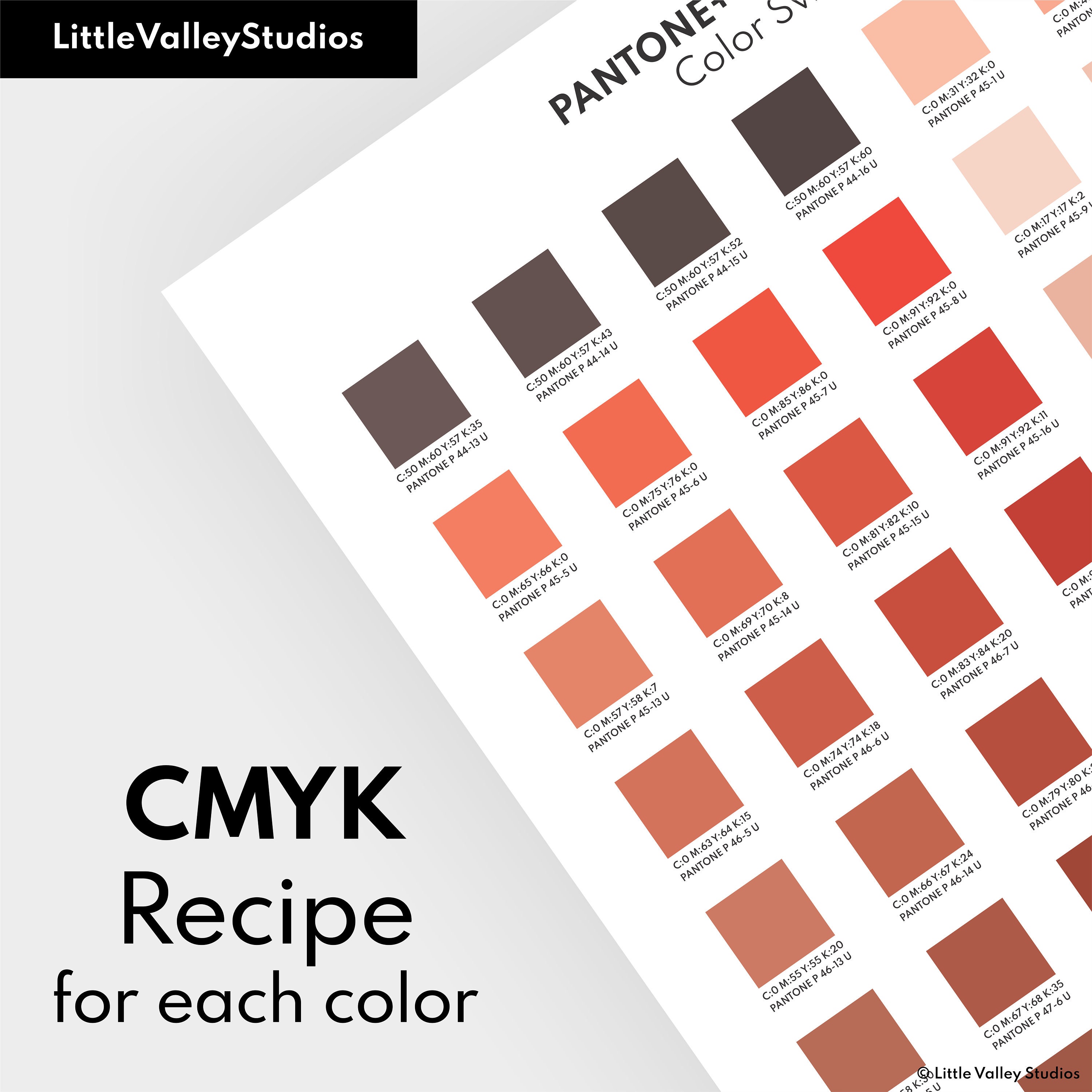 Pantone Color Chart Cmyk