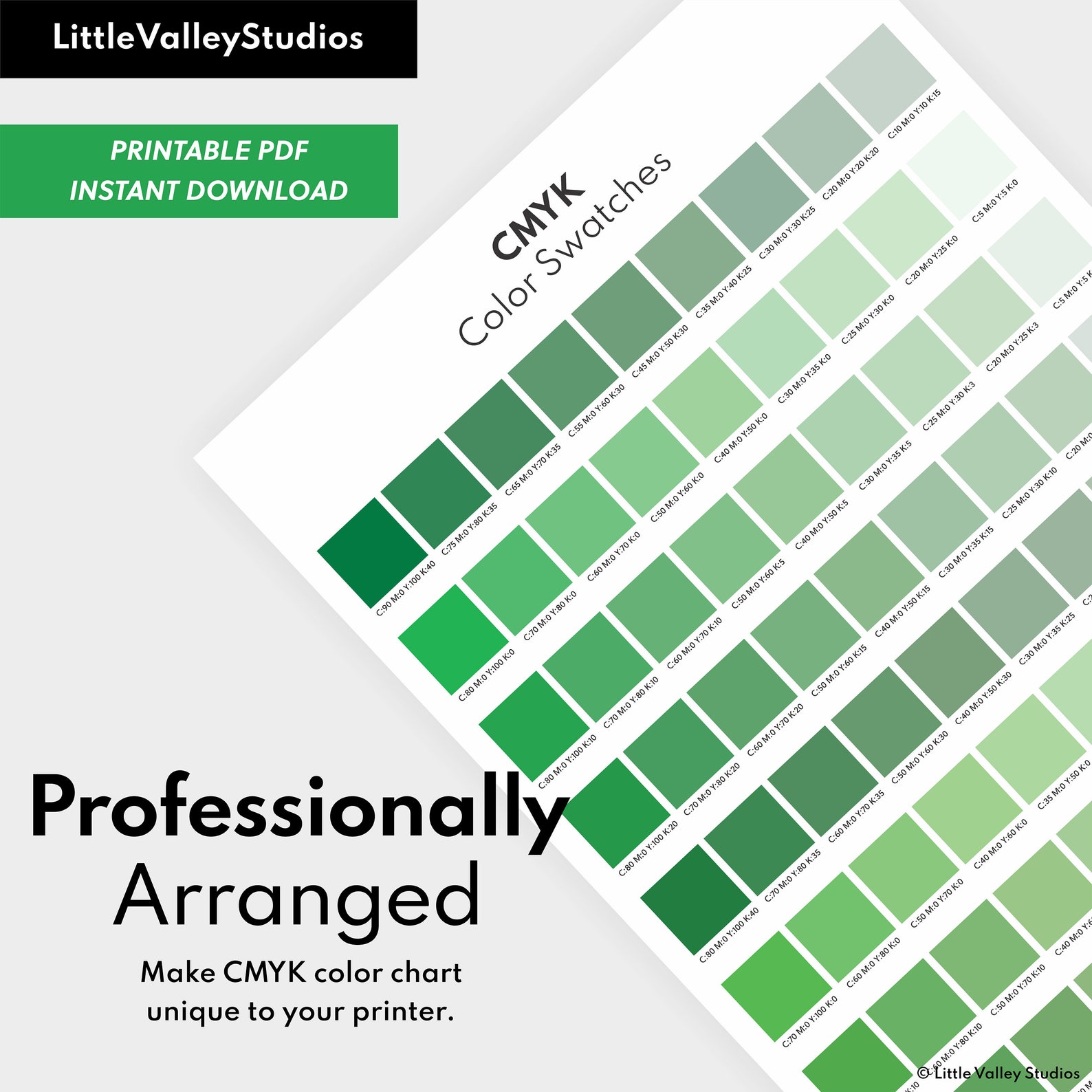CMYK Color Chart | 3000+ Colors Swatches With CMYK Recipe | 18 Rich ...
