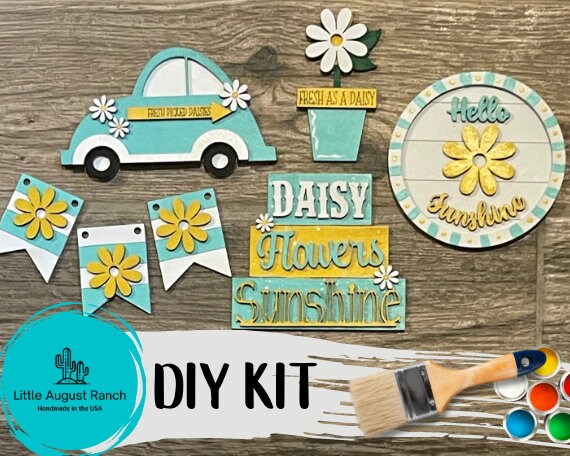 Summer Daisy Fresh as a Daisy Cute Little Car Paint and - Etsy