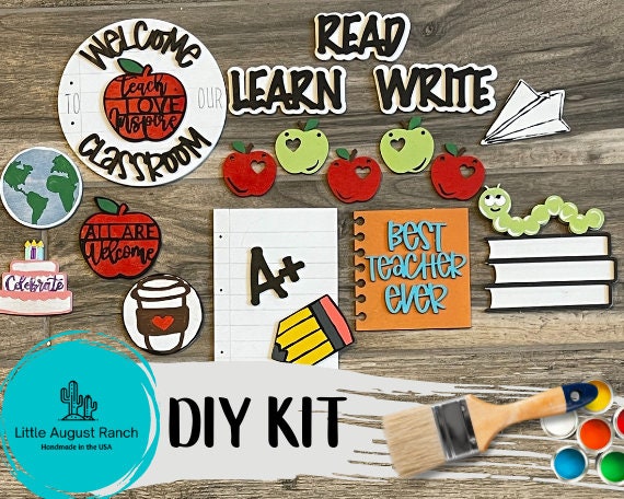 Classroom DIY Tiered Tray Teacher Tier Tray Bundle welcome - Etsy
