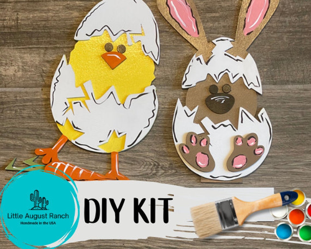 DIY Easter Decor - Baby Easter Chick - Baby Easter Bunny - Hatching Egg ...