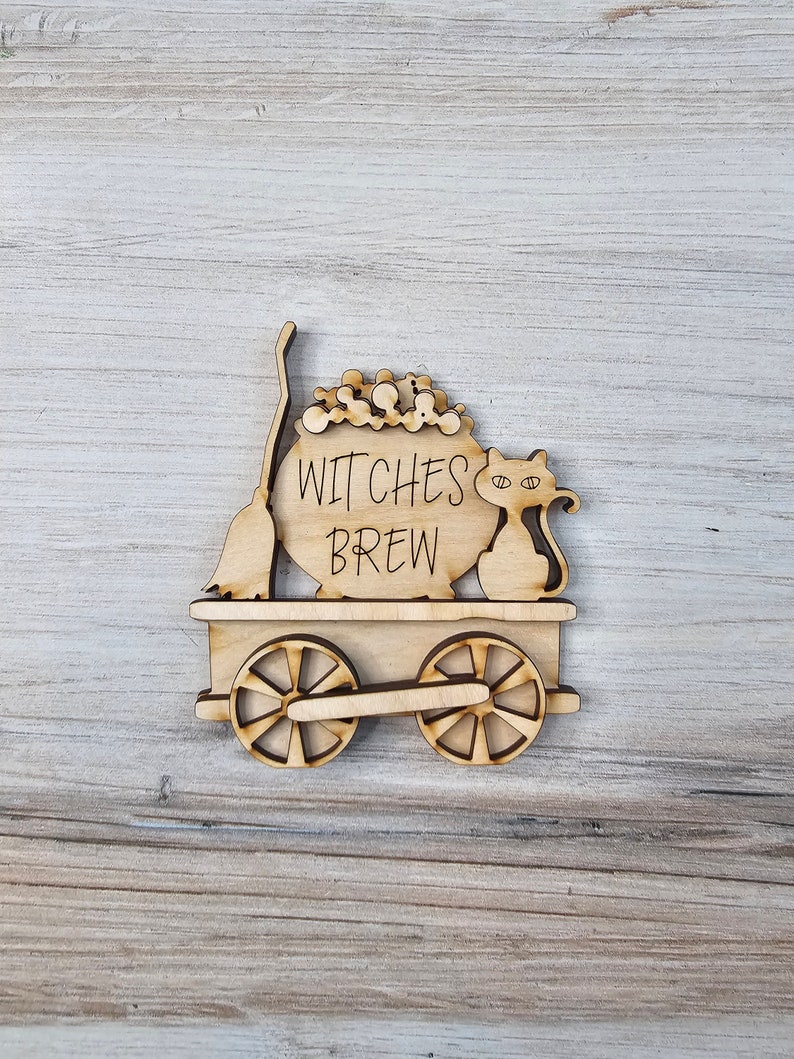 Halloween Train Set - Wood Blanks for Crafting and Painting - Etsy