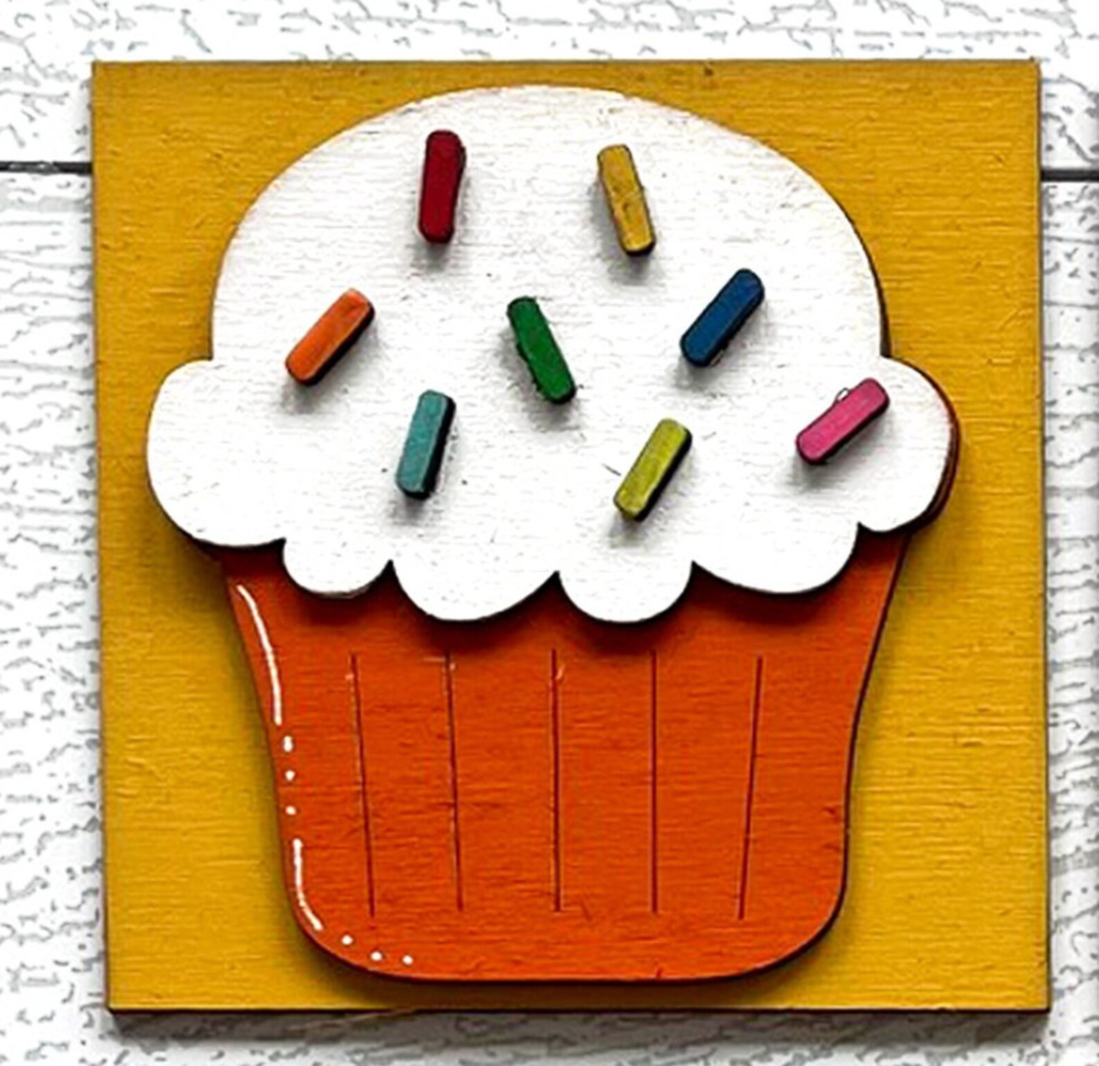 Birthday Square DIY Tiles for 4.5" Frame - Wood Blanks to Paint and ...