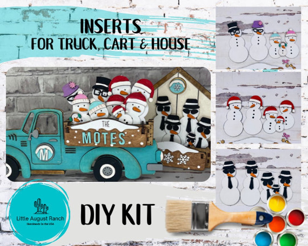 Snowman Family Insert DIY -inserts for Interchangeable Inserts ...