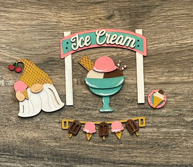 Ice Cream Stand Insert DIY Inserts for Interchangeable - Etsy