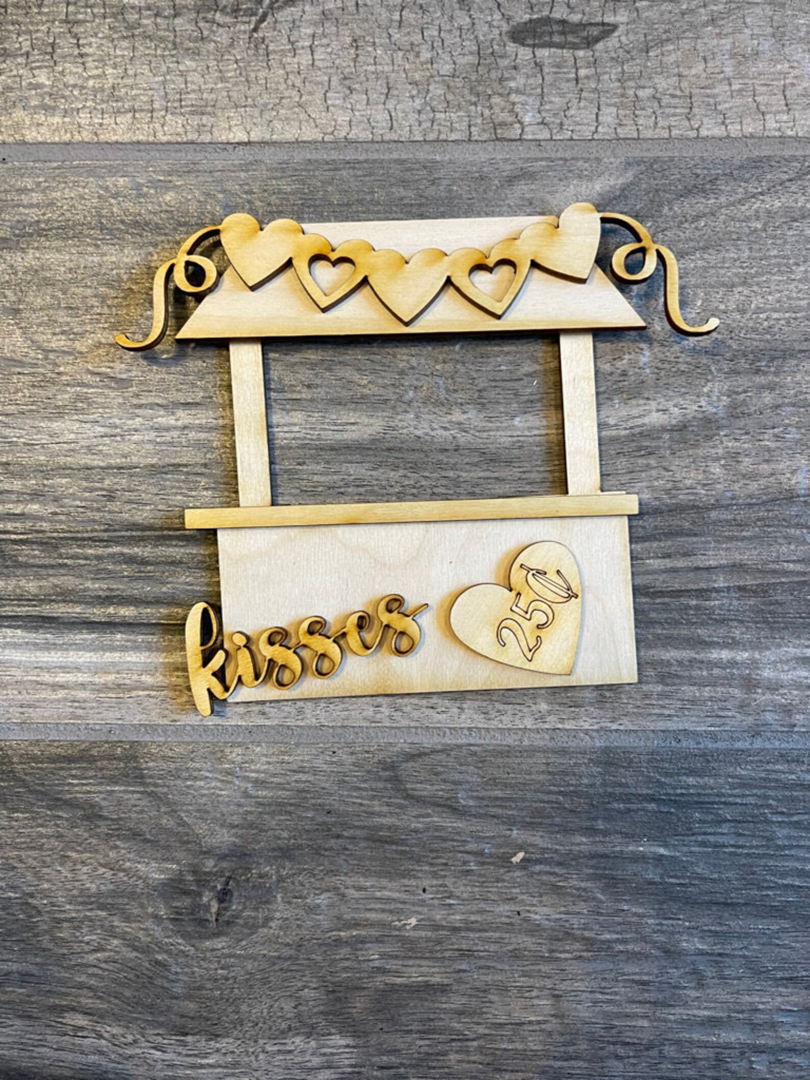 DIY Valentines Tiered Tray Kissing Booth Tier Tray Bundle | Etsy