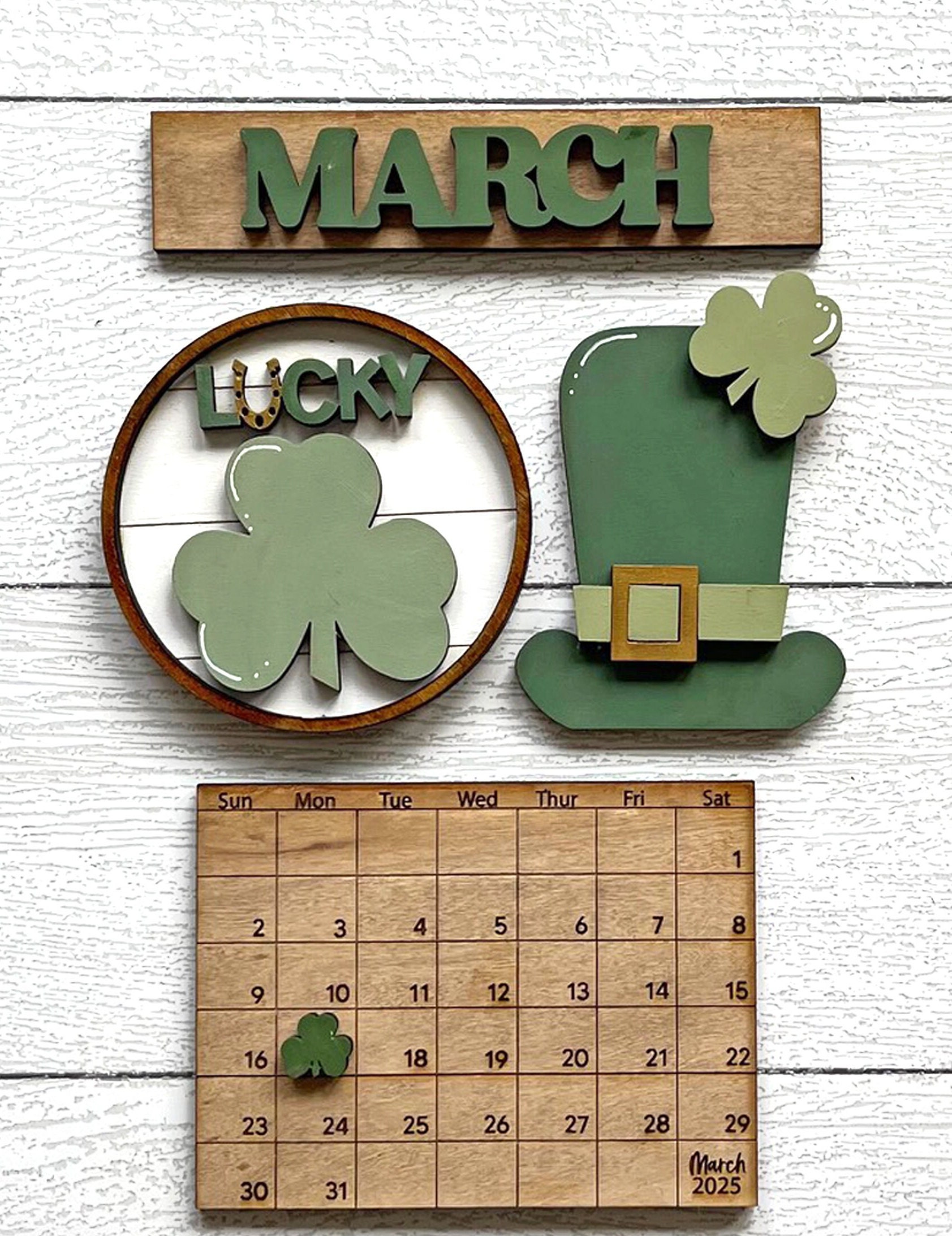 March 2026 Calendar Insert for Our Interchangeable Base - DIY Wood ...