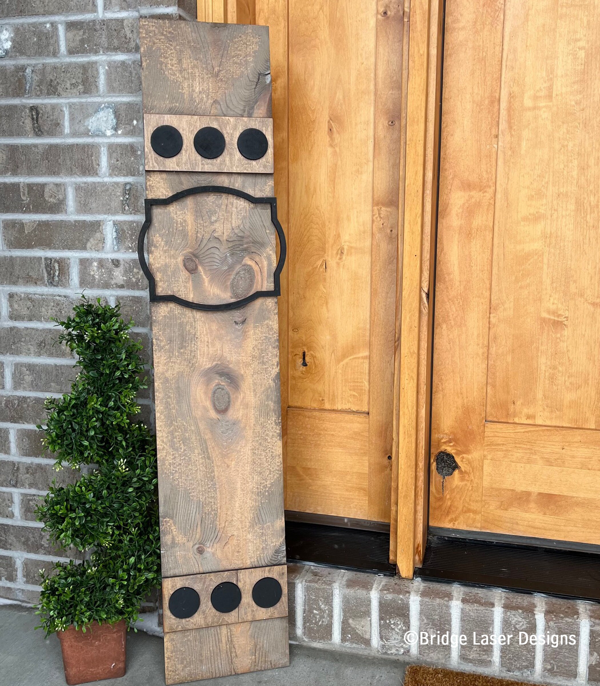 Base Kit for Porch Leaner Toppers DIY Kit - Wood Blanks for Painting ...