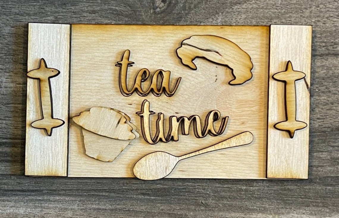 Tea Tiered Tray Decor Bundle DIY Teapot DIY tea Time Tea - Etsy