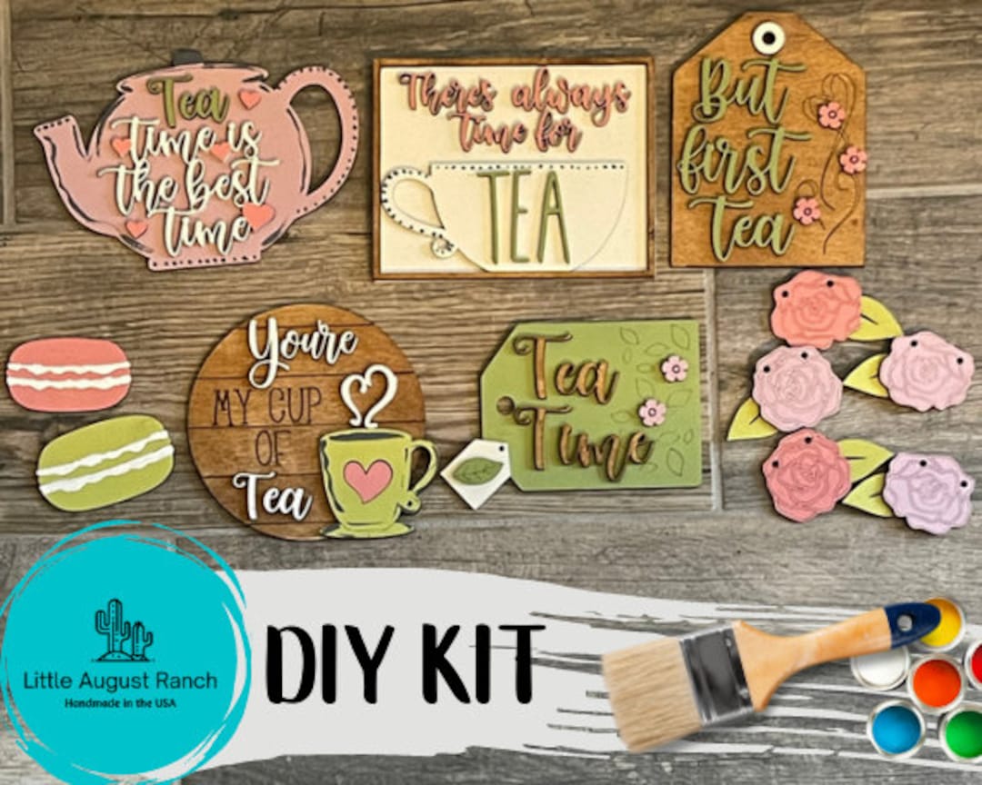 Tea Tiered Tray Decor Bundle DIY - Teapot DIY - You Are My Cup of Tea ...