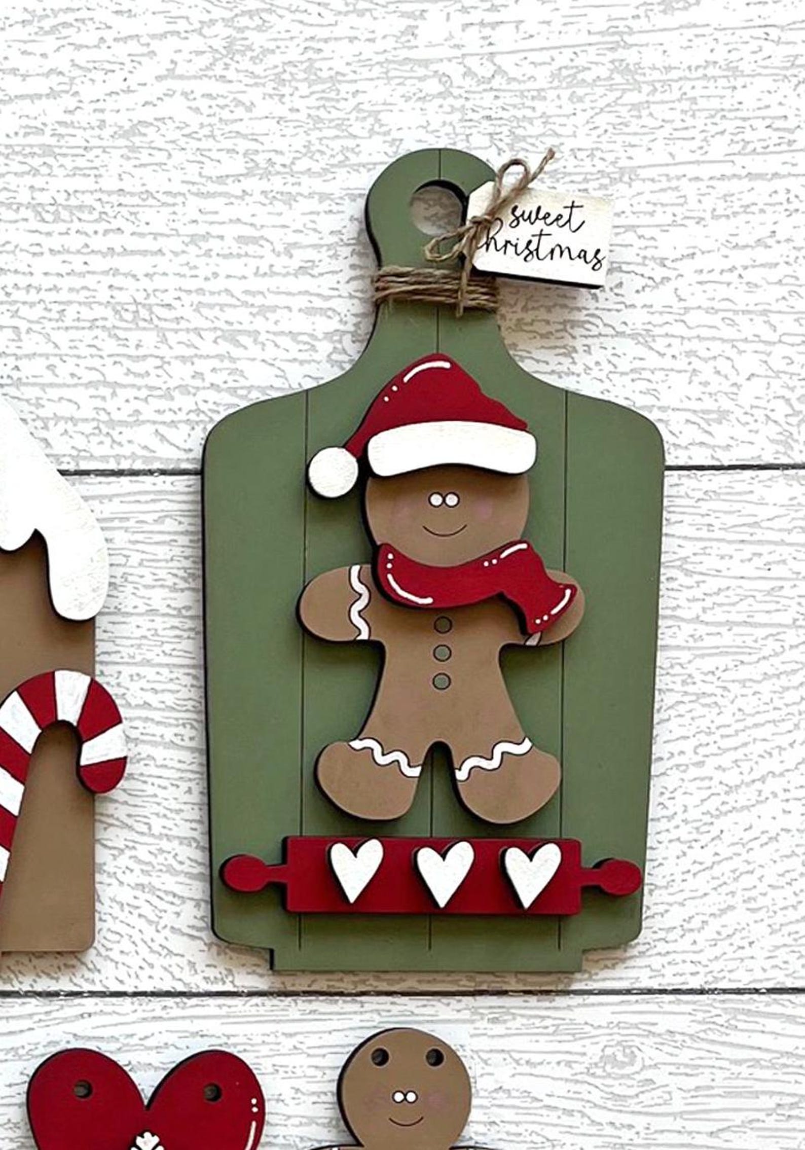 Gingerbread Christmas Tree Insert for Our Bench Interchangeable Shelf ...