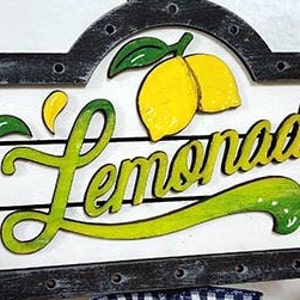 DIY Lemonade Interchangeable Sign - Drop in Frame - Wood Kit - Etsy