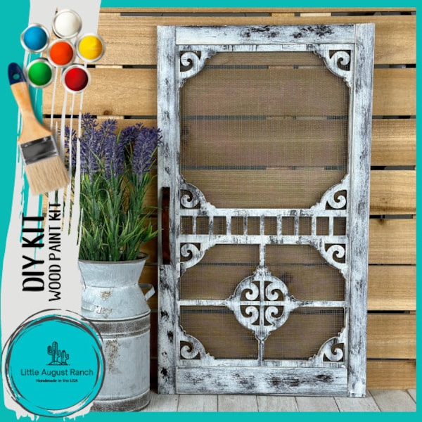 Wood Screen Door - Etsy
