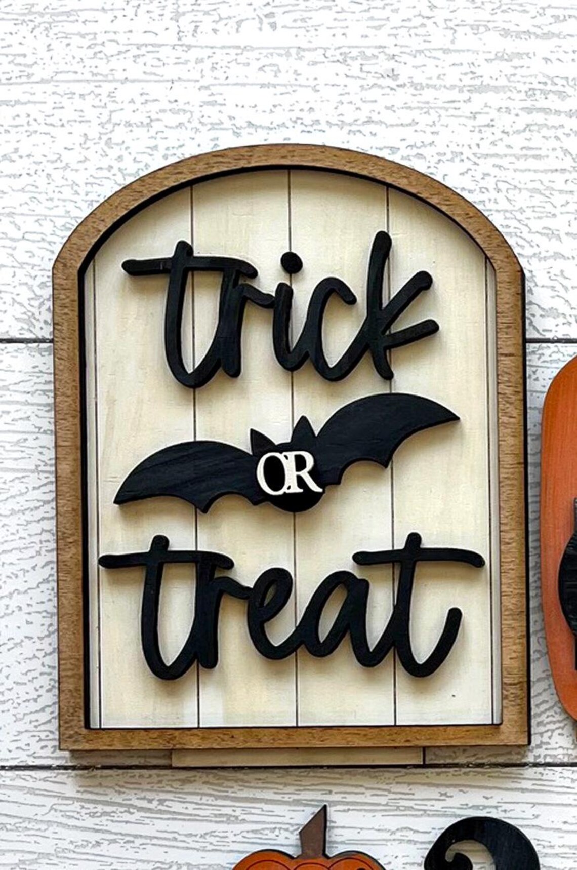 Halloween Insert for Our Bench Interchangeable Shelf Pieces , Decor for ...
