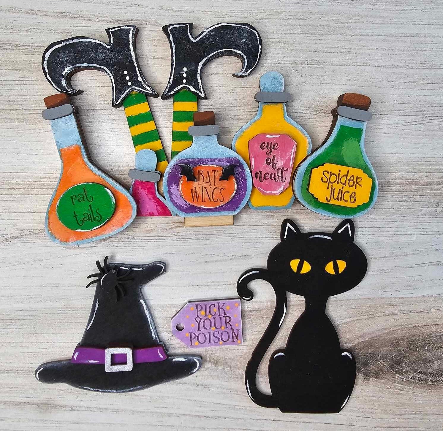 DIY Halloween Basket Insert for Interchangeable Basket Decor - Wood ...