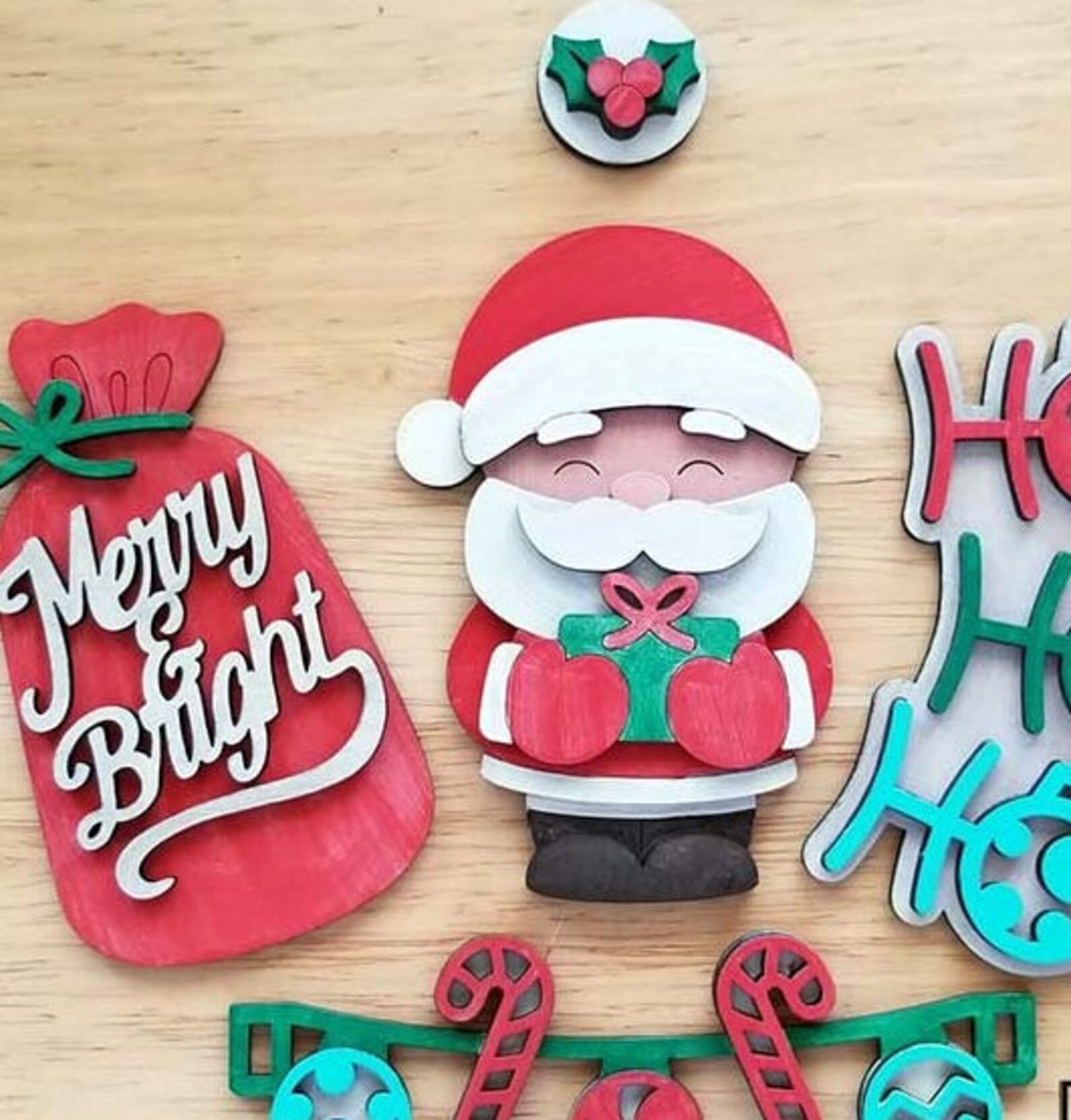 Santa Insert DIY - Christmas Inserts for Interchangeable Inserts ...
