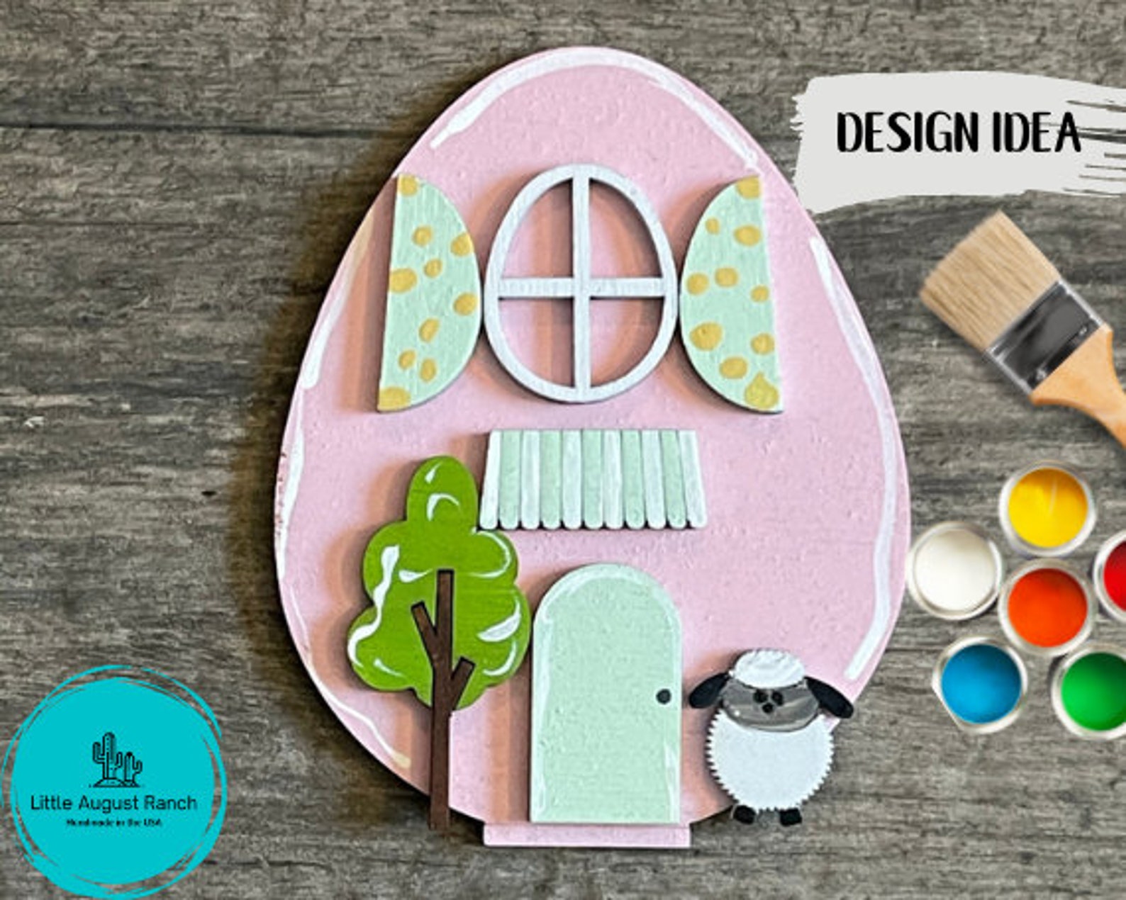 DIY Easter Standing Houses - Peter Cottontail Village - Easter Wood ...