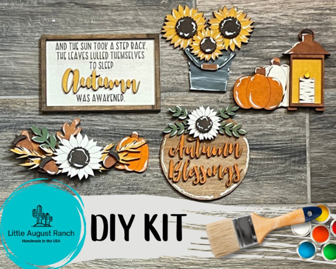 Autumn Tiered Tray Decor Bundle DIY -fall Harvest Tiered Tray ...