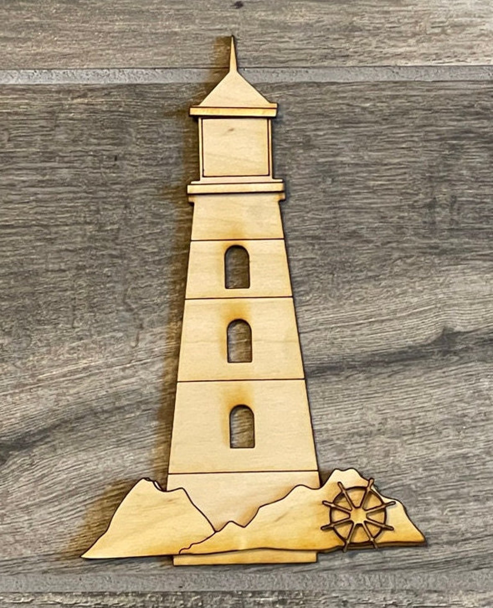 DIY Beach Standing Pieces - Beach Village - Beach Wood Blank Kit - Wood ...