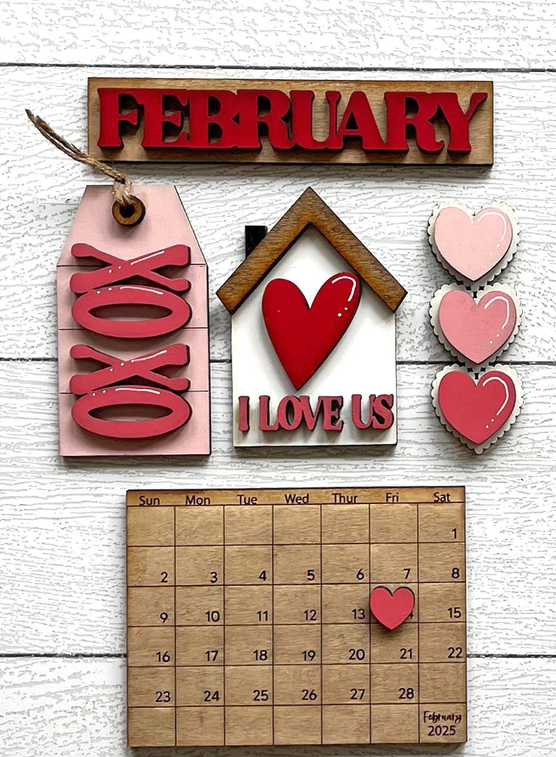 February 2026 Calendar Insert for Our Interchangeable Base - DIY Wood ...