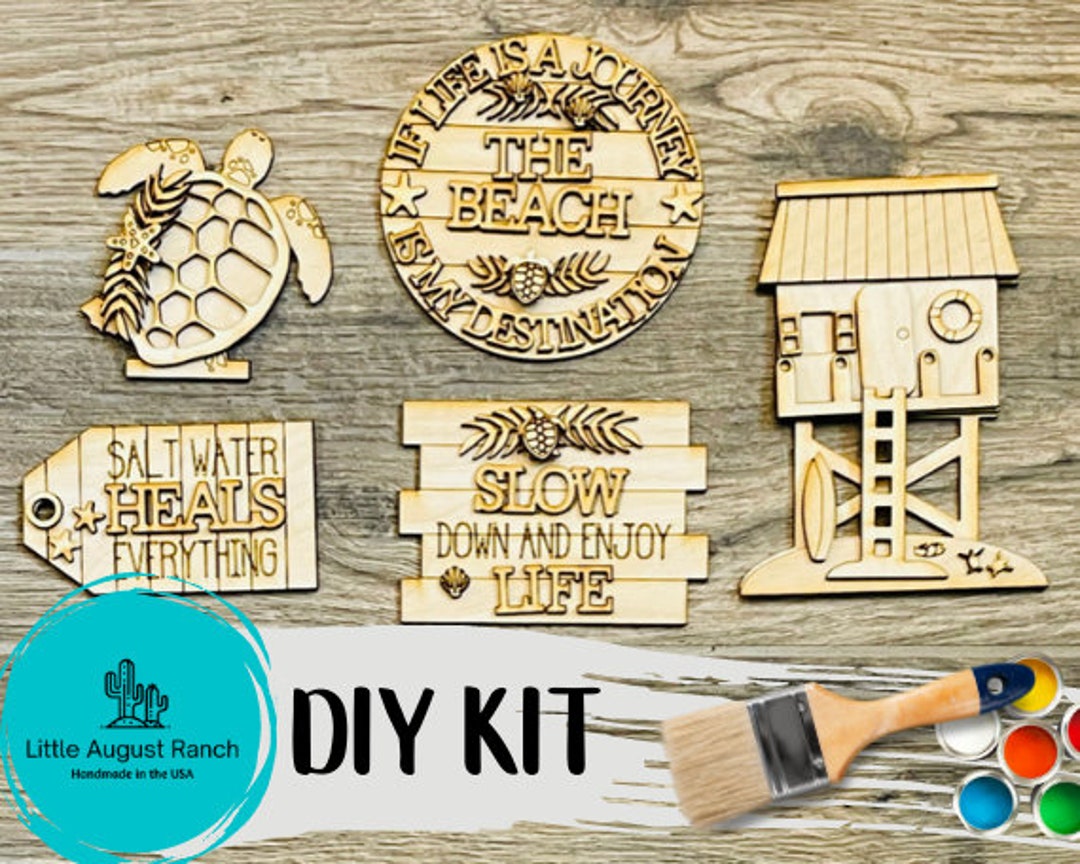 Sea Turtle Tiered Tray Turtle Themed Tiered Tray Beach Decor Lifeguard ...