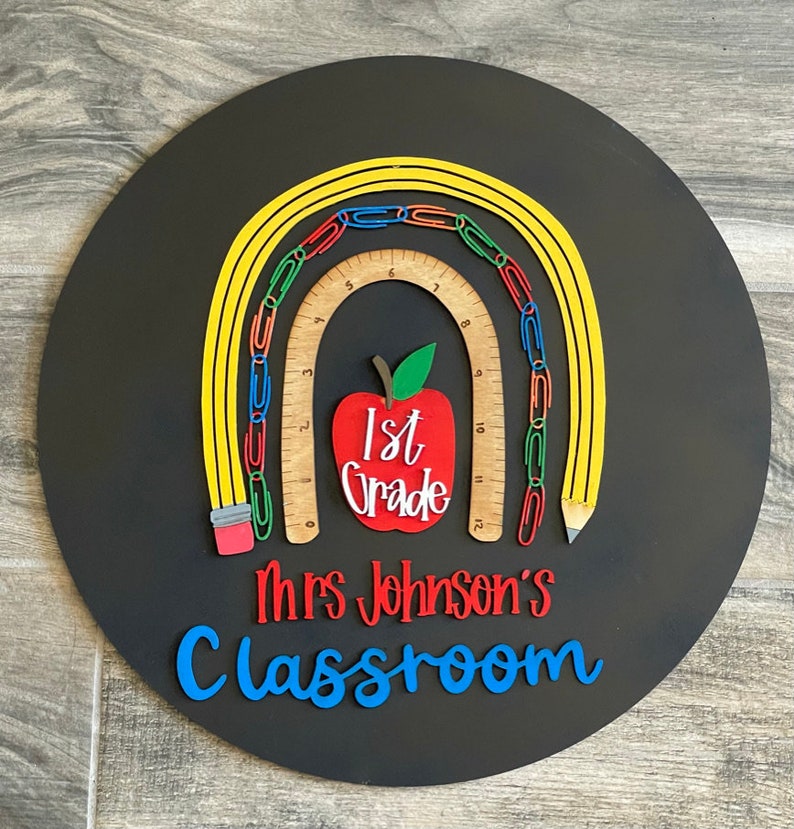 Classroom Decor Personalized Hanging Sign for Classroom | Etsy