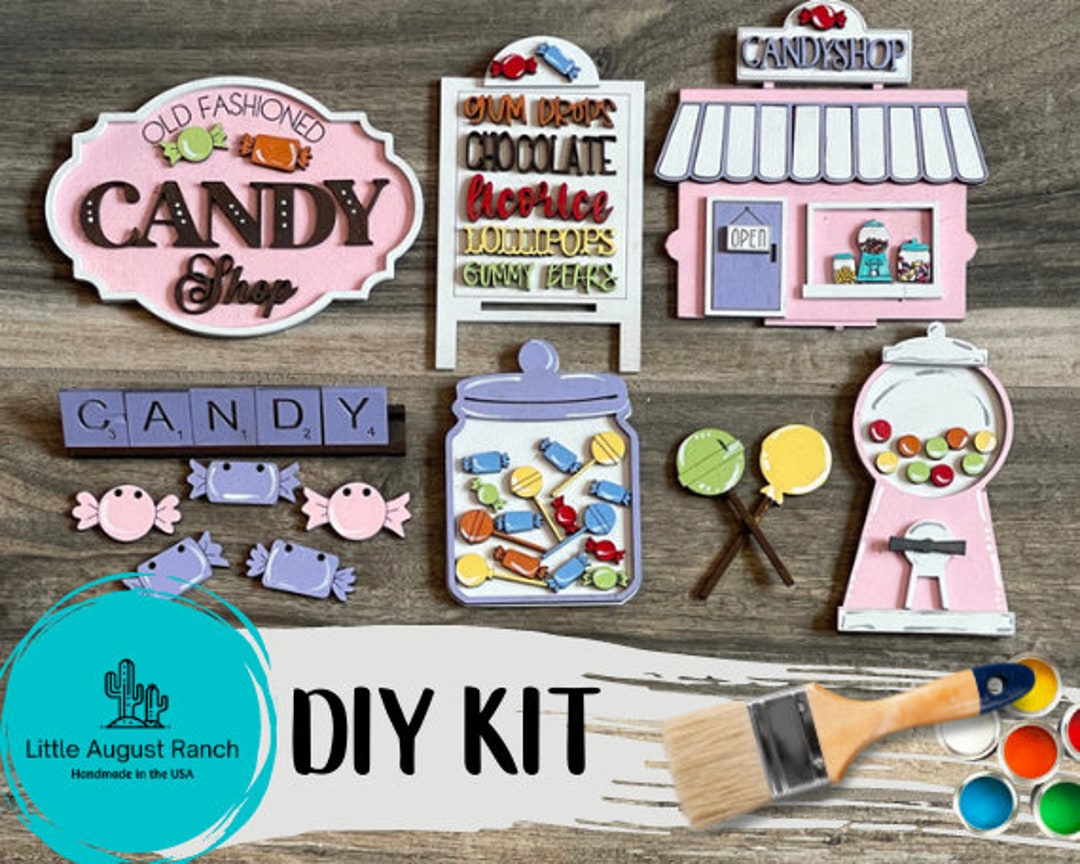 DIY Candy Shop Tiered Tray - Old Fashion Candy - Tier Tray Bundle ...