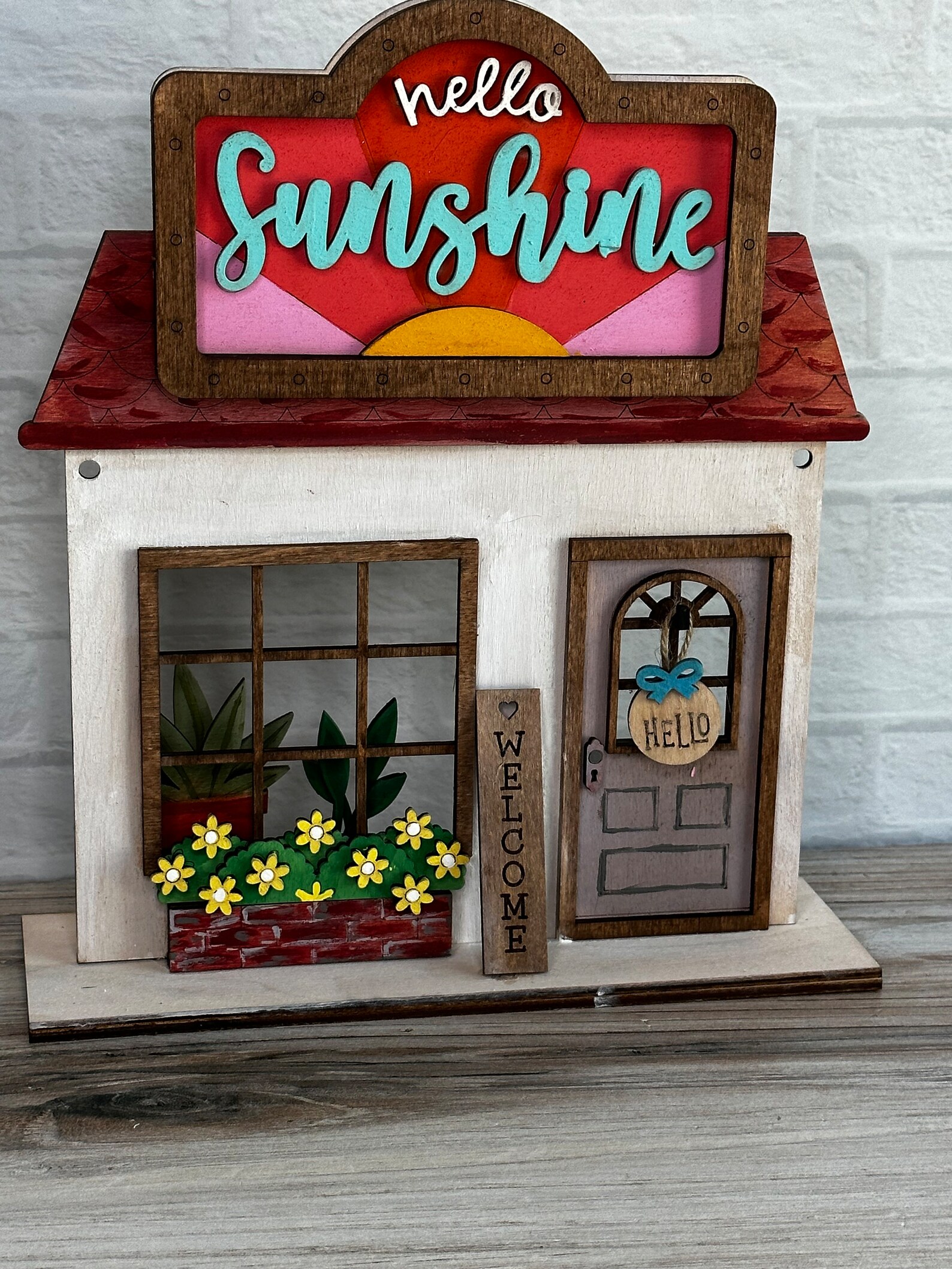 DIY House Sign Holder Interchangeable Base for Drop in Signs - Tiered ...